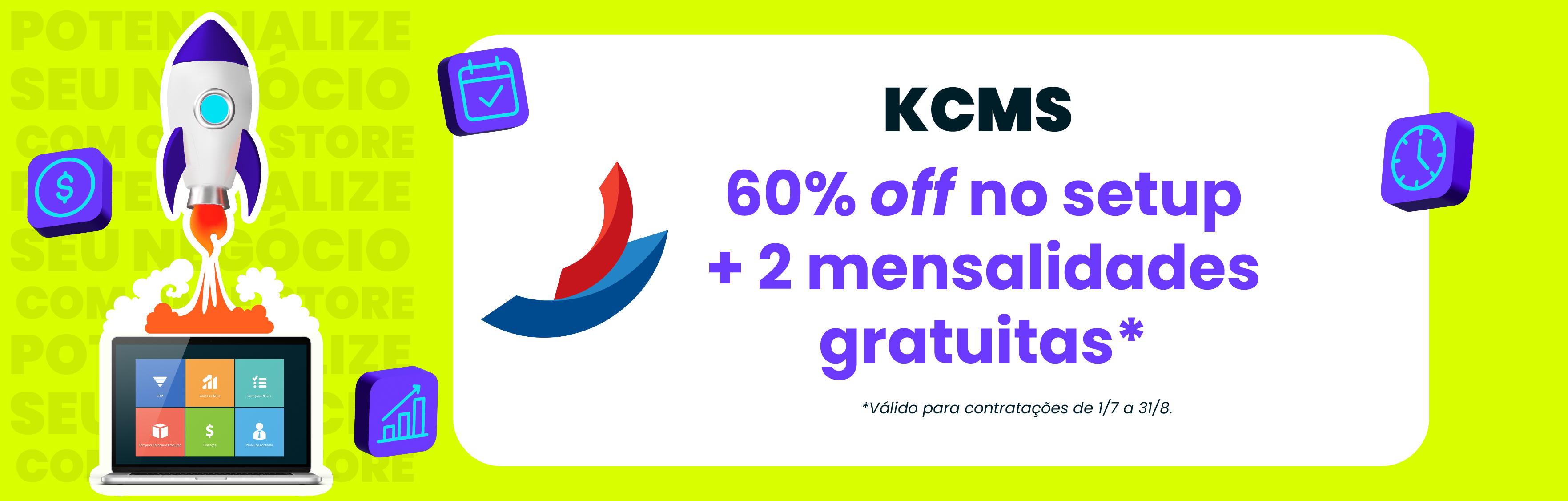 Sistema de gestão com KCMS